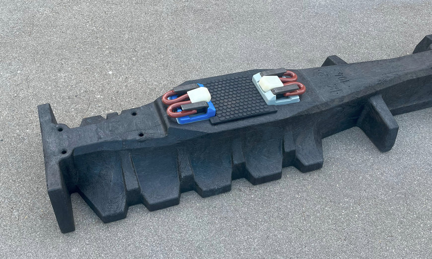 Première traverse composite au monde avec fixations de voie intégrales ...